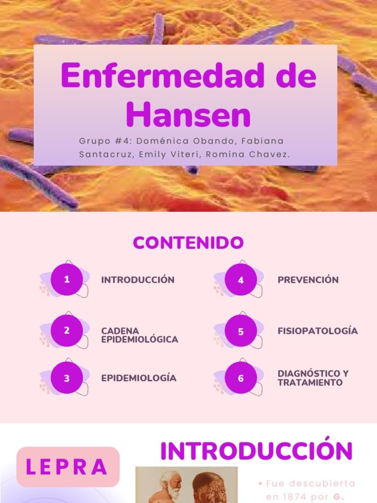 Enfermedad de Hansen | PDF | Mycobacterium | Infección