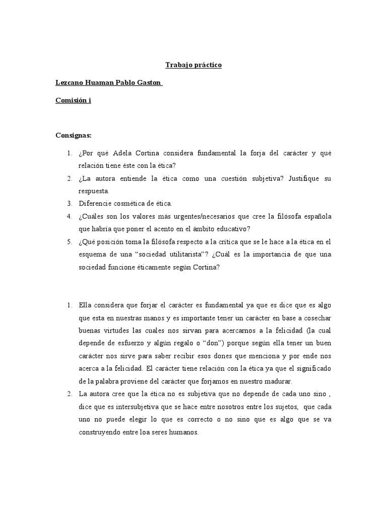 TP Etica | PDF | Felicidad | Sociedad