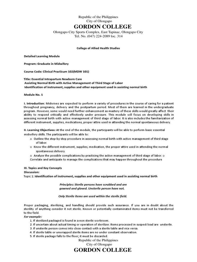 2 CP Essential Intrapartum Newborn Care | PDF | Breastfeeding | Childbirth