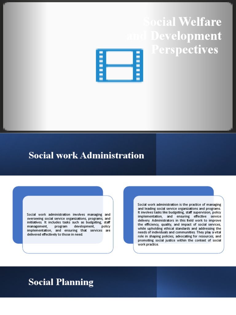Social Welfare and Development Perspective | PDF | Sustainability ...