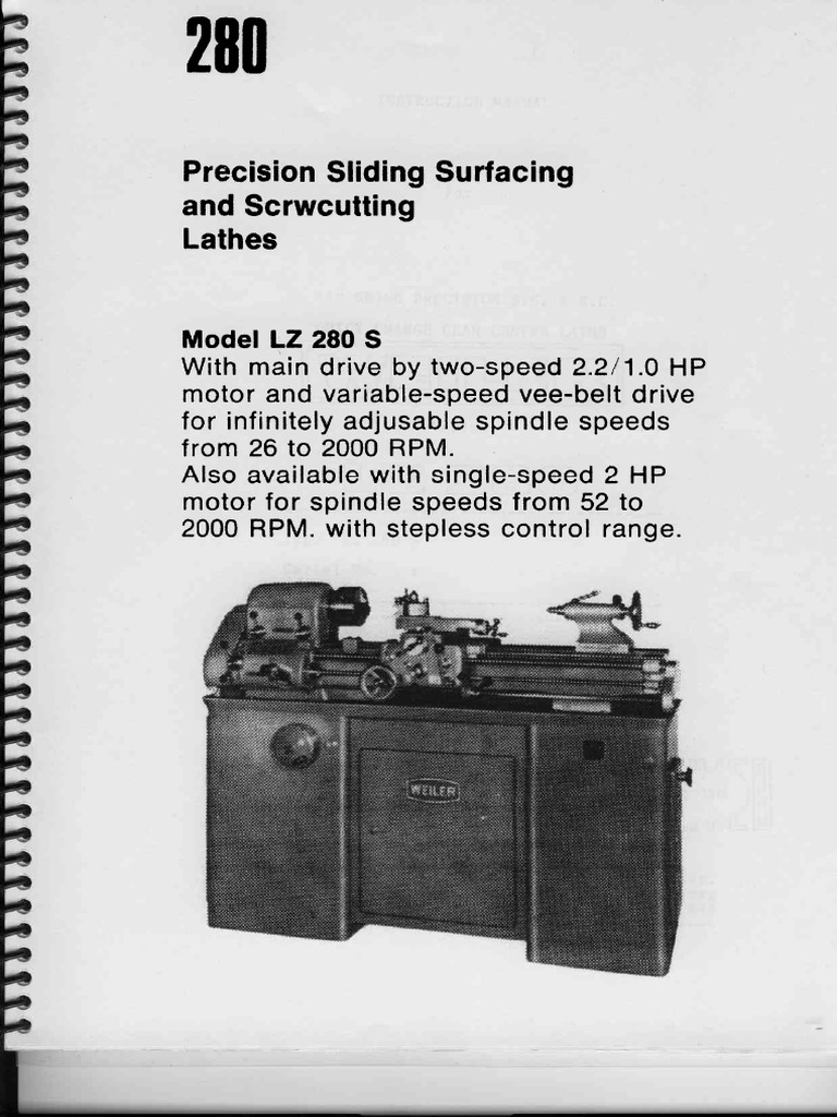 Weiler lz280 Manual Eng | PDF