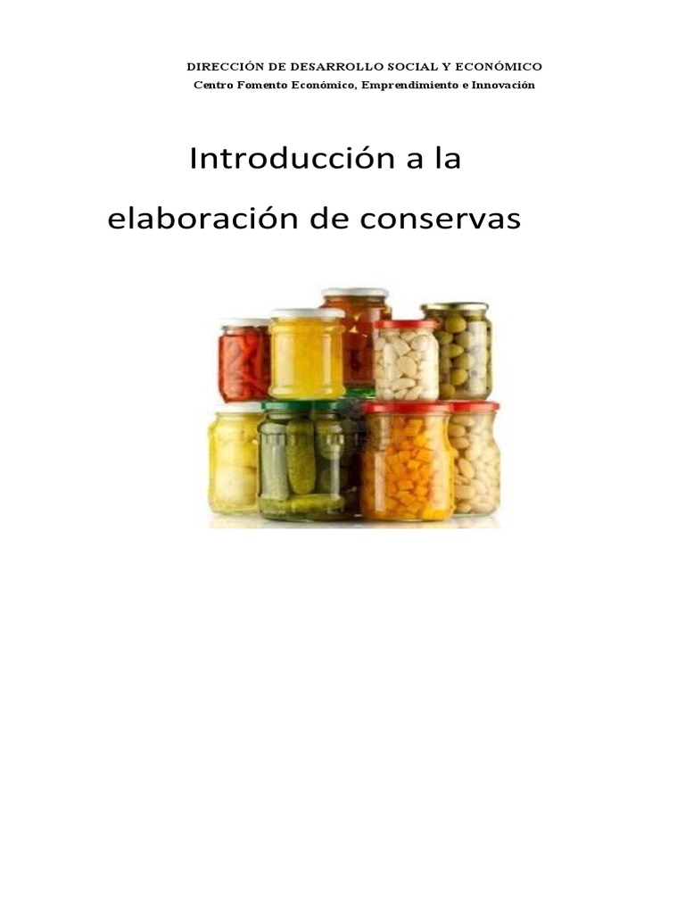 Espacio de cabeza en conservas | PDF | Decapado | Hirviendo