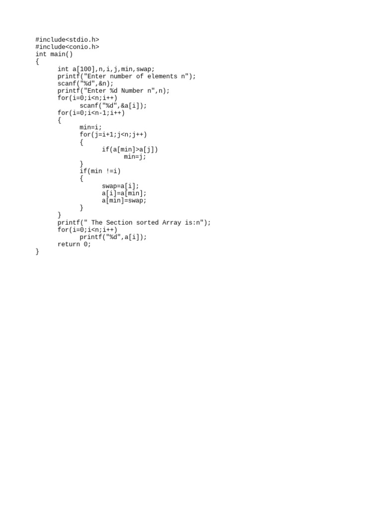 Lection Sort Pdf