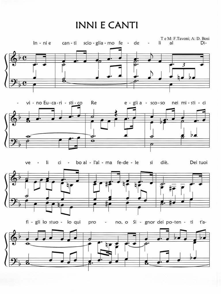 Inni e Canti | PDF