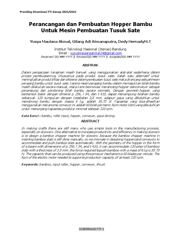 TM Naskah 122018109 Yusya+Maulana+Akmal+-+Yusya+Maulana | PDF