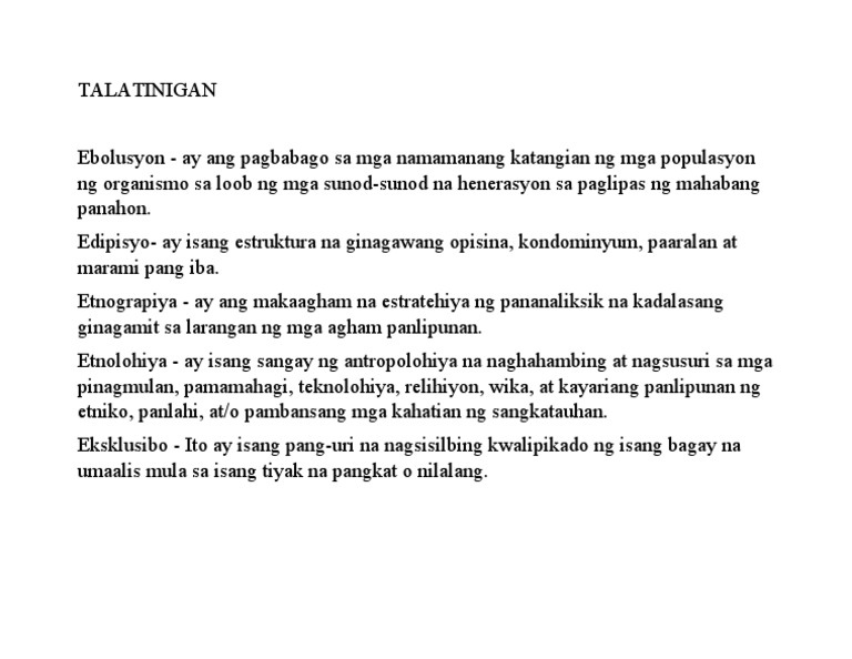 TALATINIGAN | PDF