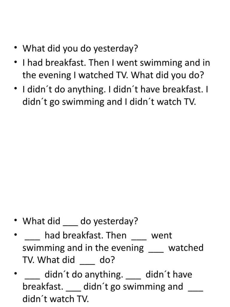 Unit 3C Irregular Verbs Speaking Cards | PDF