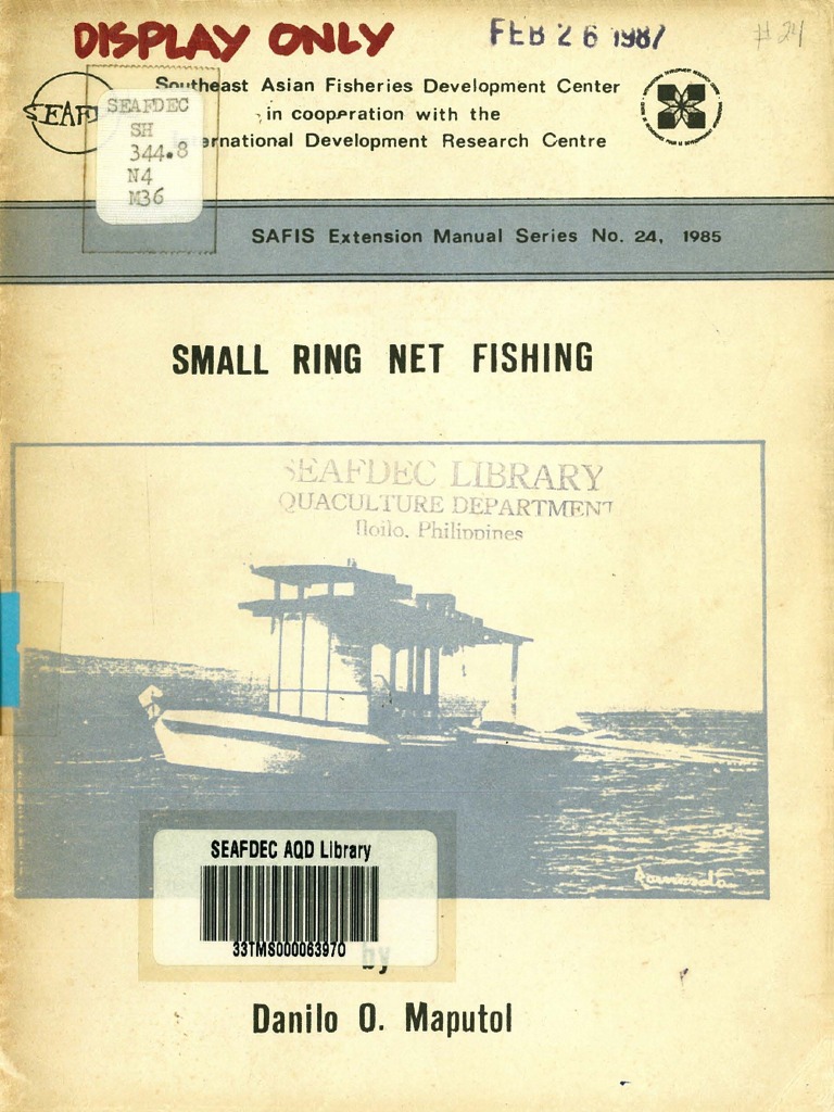 Small Ring Net Fishing Manual | PDF | Marine Biology | Fishing Industry