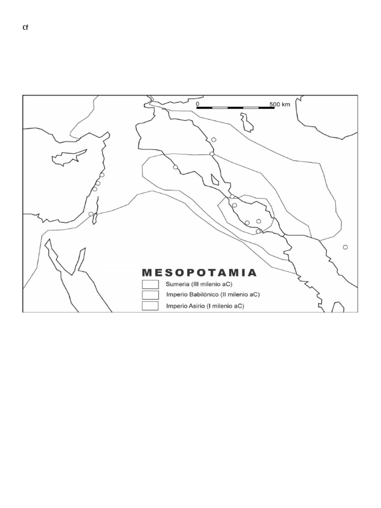 Mapa Mesopotamia Listo | PDF