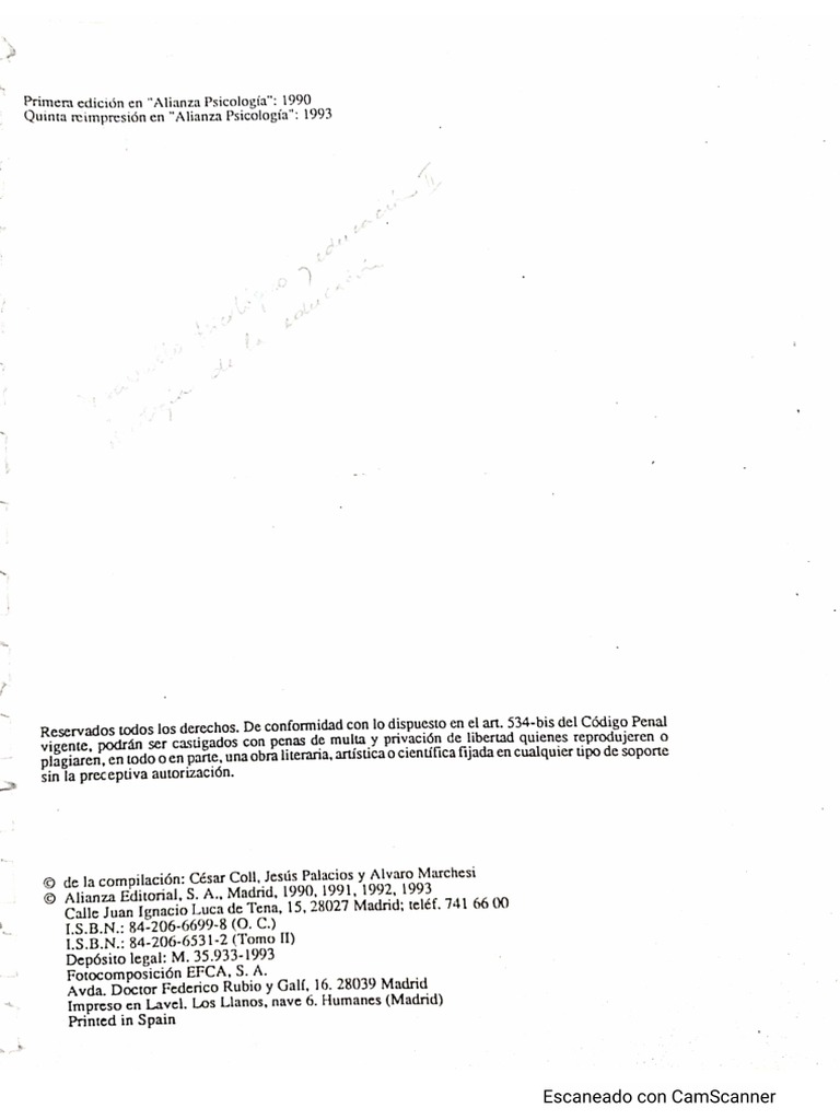 Coll Cap 1 Psicología y Educación | PDF