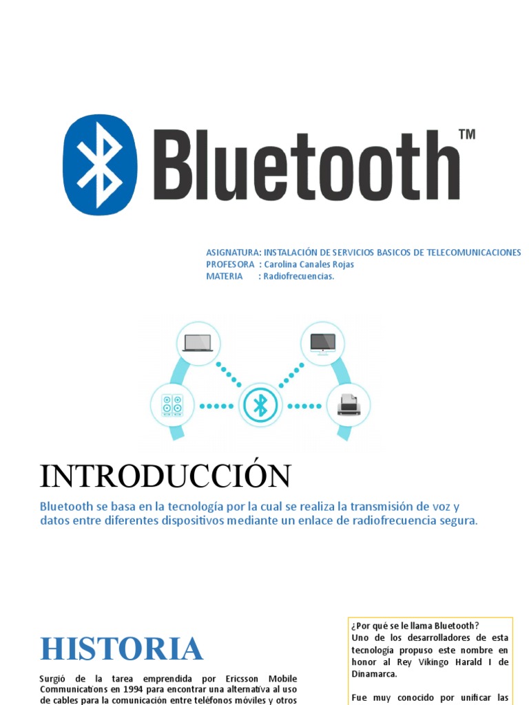 Bluetooth | PDF | Bluetooth | Redes de computadoras