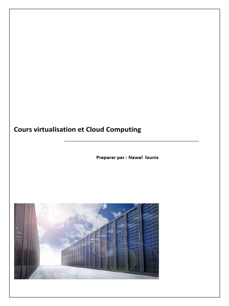 Cour 1 - Virtualisation | PDF | Virtualisation | VMware