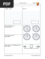 1st Grade Division Worksheet 1 | PDF