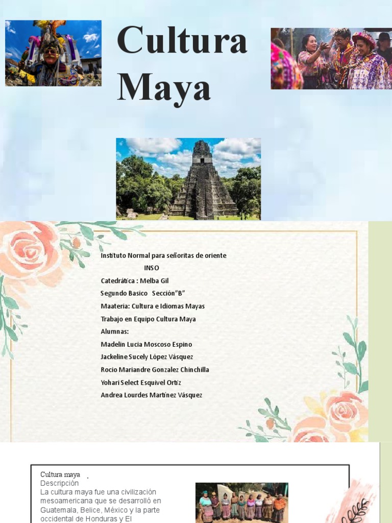 Cultura Maya | PDF