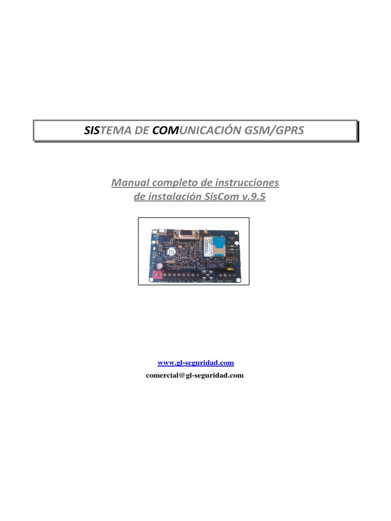 DS TG SISCOM ddf1 | PDF | Gsm | paquete general de Radio sevicio