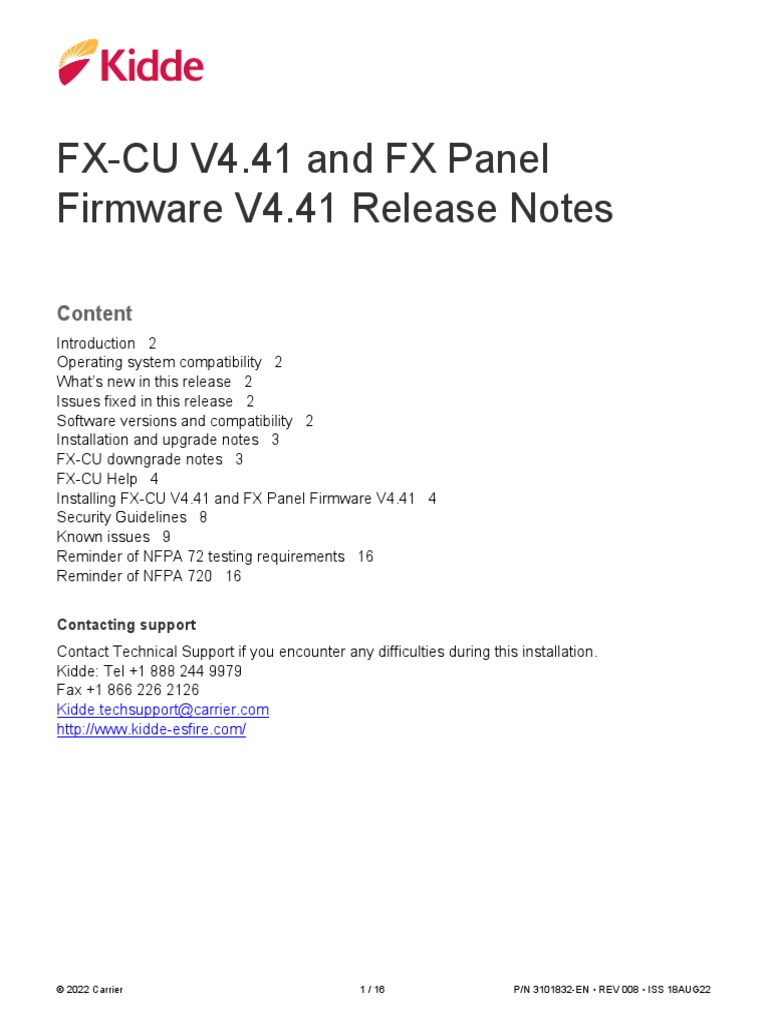 3101832-EN R008 FX-CU V4.41 and FX Panel Firmware V4.41 Release Notes ...