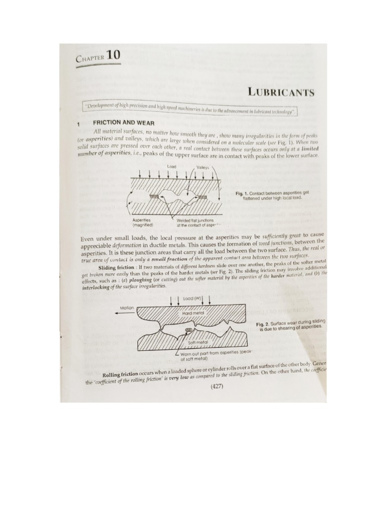 Lubricants (Jain - Jain Engg Chemsitry) | PDF