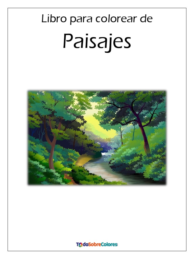 Libro para Colorear de Paisajes | PDF