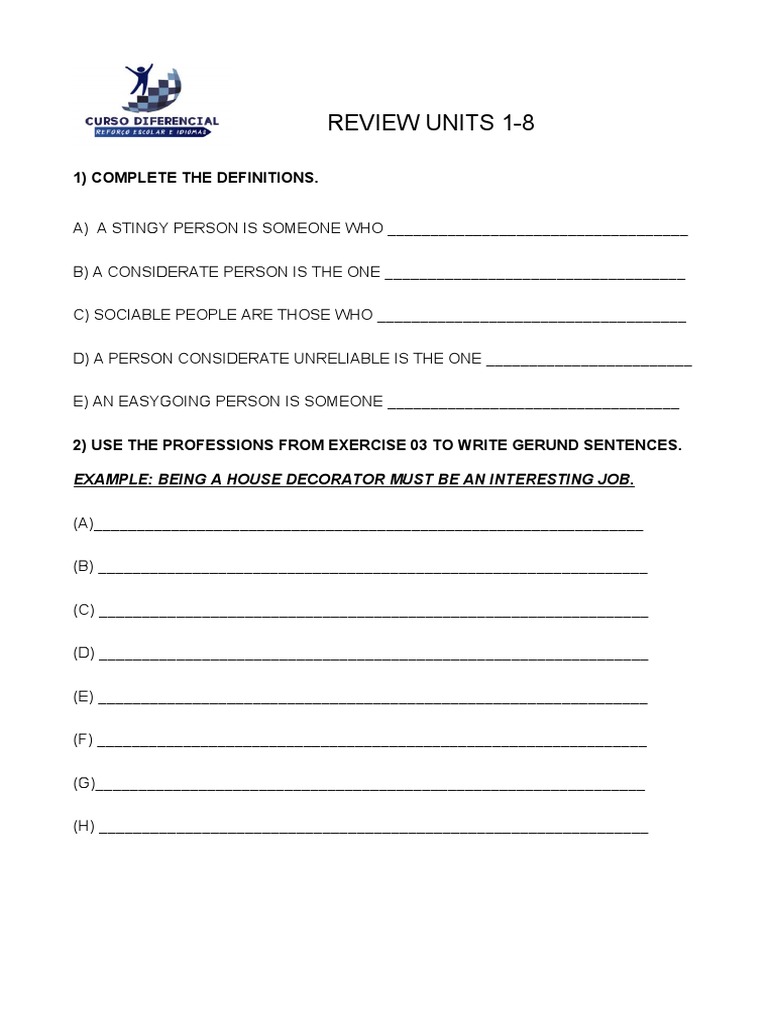 Review Intermediate 3 | PDF