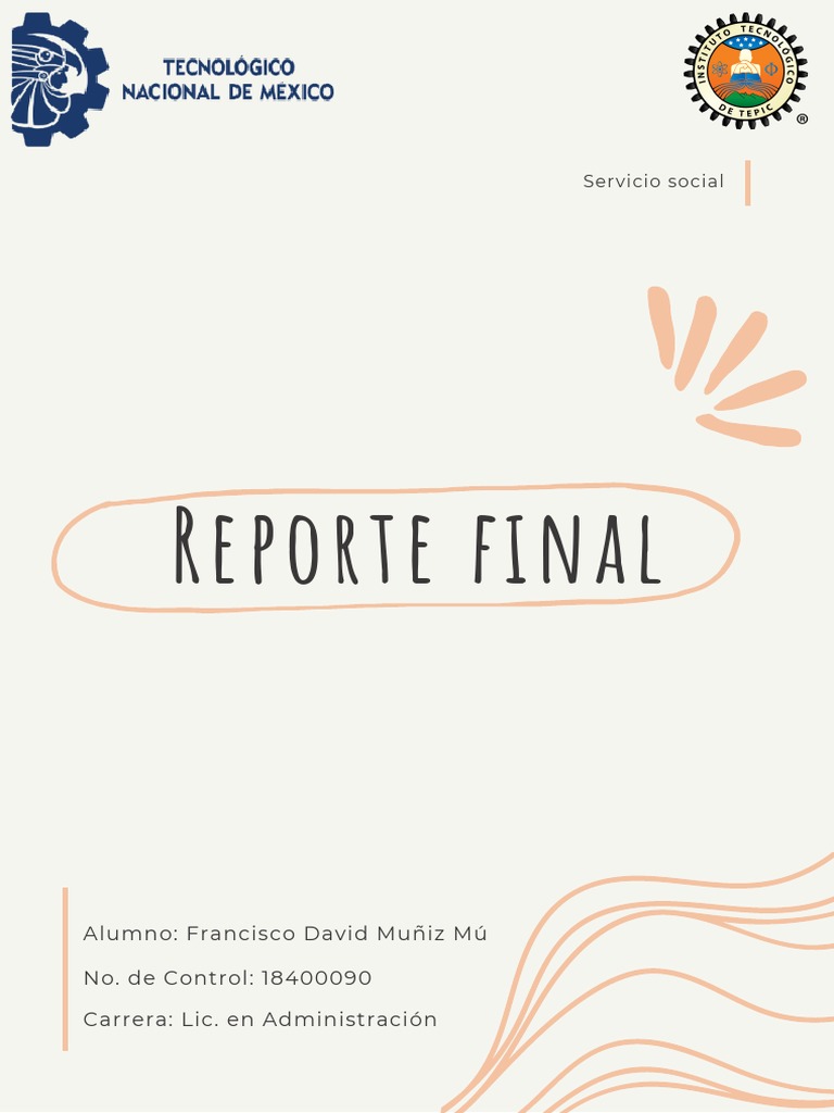 Reporte de Servicio Social | PDF Reporte de Servicio Social | PDF