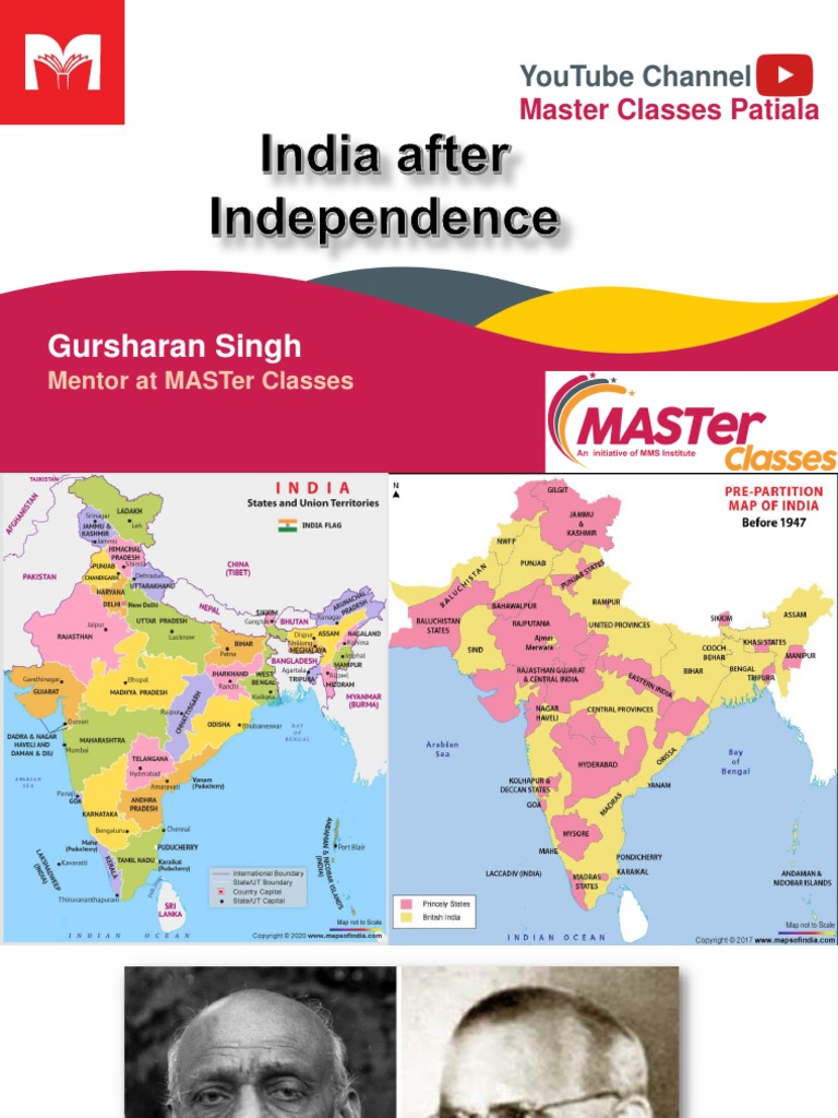 India After Independence Class Notes | PDF | Politics Of India ...