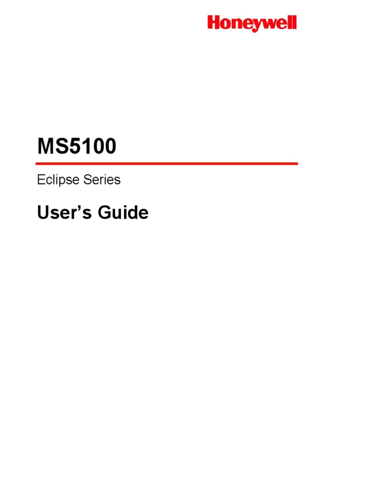 Manual de Usuario Honeywell MS5145 Eclipse (40 Páginas) | PDF