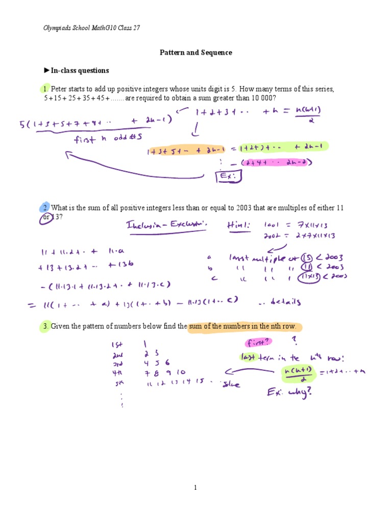 Class27 MathG10 In-Class Questions Mar 21-27 | PDF | Discrete Mathematics | Mathematical Analysis