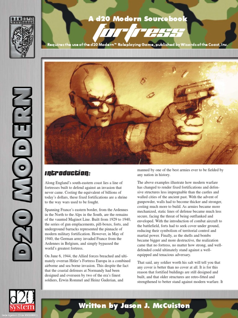 Fortress (D20 Modern) | PDF | Fortification | Security Alarm