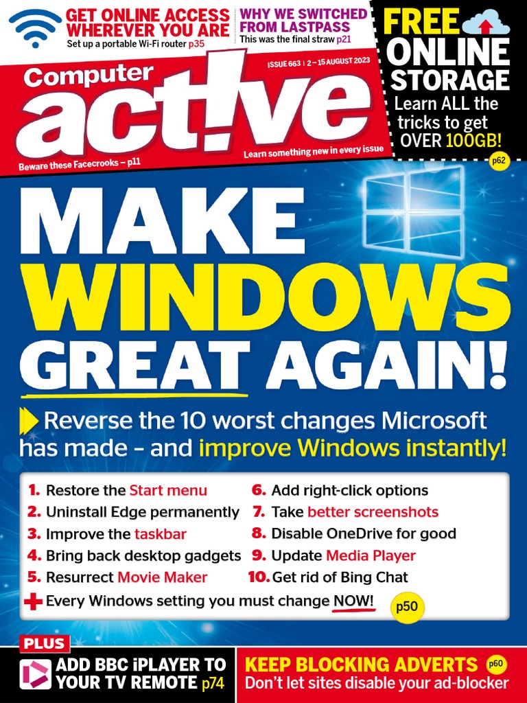 Computeractive Issue 663-2 August 2023 | PDF | Roaming | Microsoft Outlook