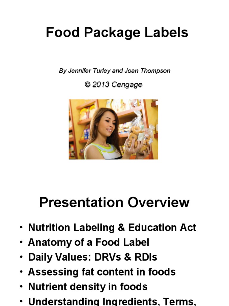 Module 2-1 Food Package Labels | PDF | Nutrition Facts Label | Food Energy