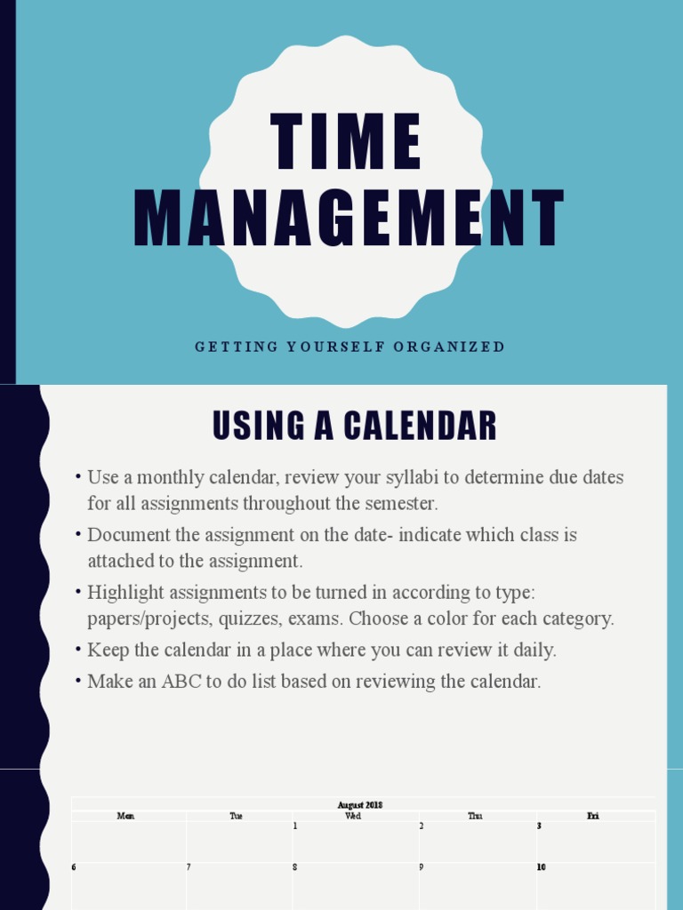 FMU 101 - Chap 2 - Time Management - Part 3 | PDF FMU 101 - Chap 2 - Time Management - Part 3 | PDF