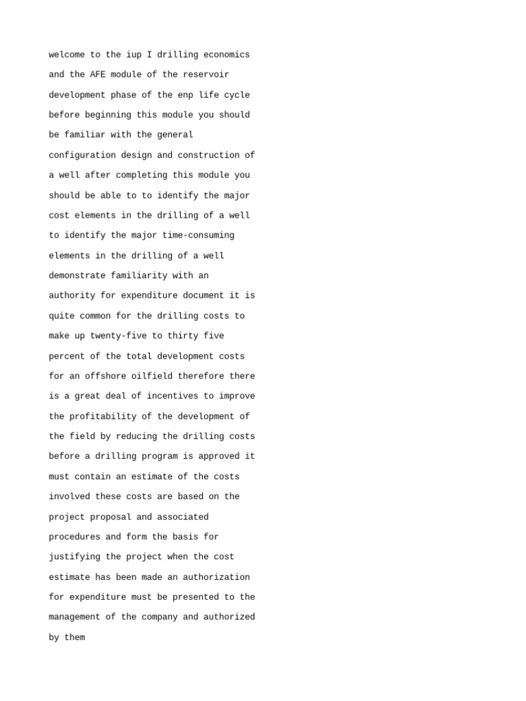 (English (Auto-Generated) ) 04 - Drilling Economics and The AFE - FLV ...