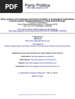 Lipset S.-M., Rokkan S. - Cleavage Structures, Party Systems, and Voter ...