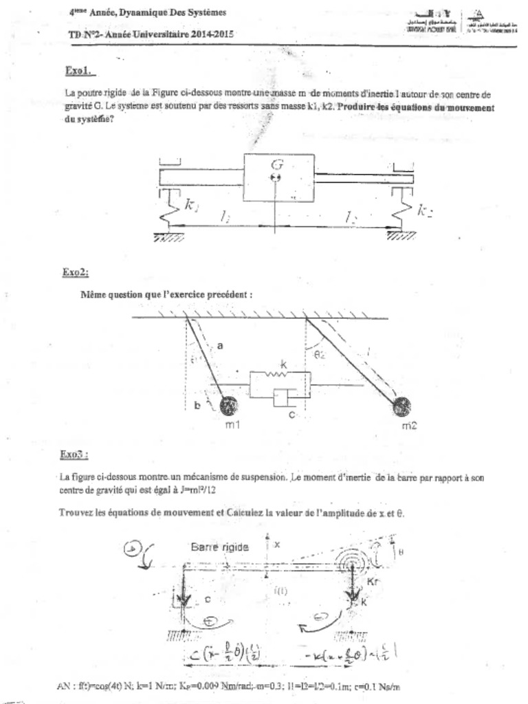 td2 Avec Correction | PDF