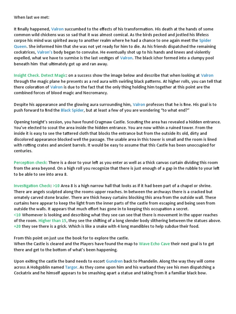 DND Session 5-15 | PDF | Young Adult