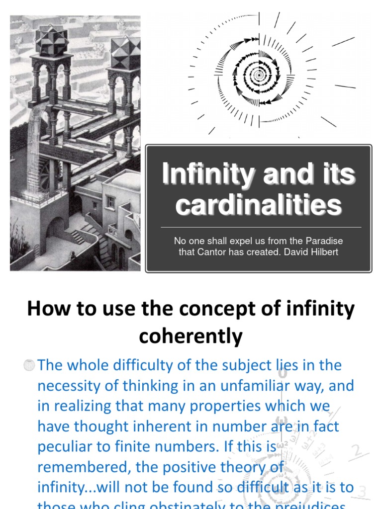 Infinity and Its Cardinalities | PDF | Set (Mathematics) | Numbers
