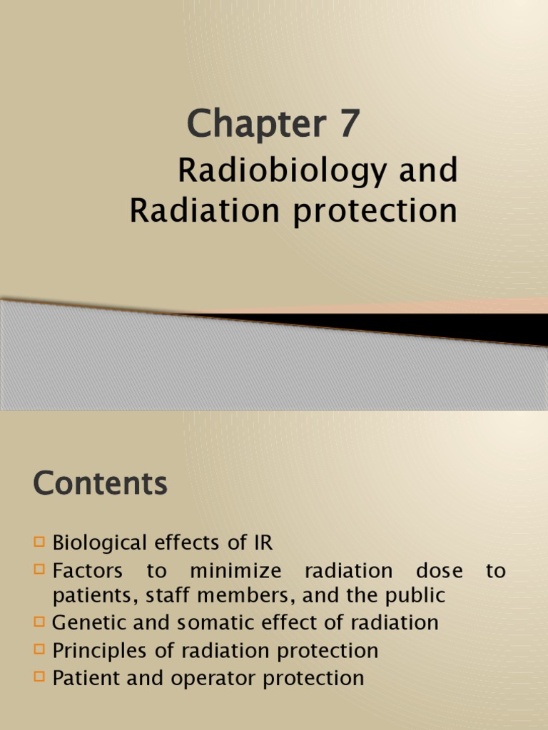 Radiation Protection | PDF | Ionizing Radiation | Radiation Protection