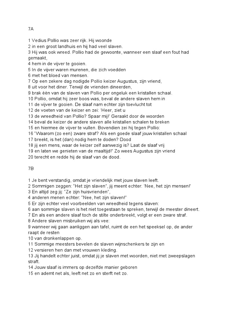 Vertaling Tekst Latijn | PDF