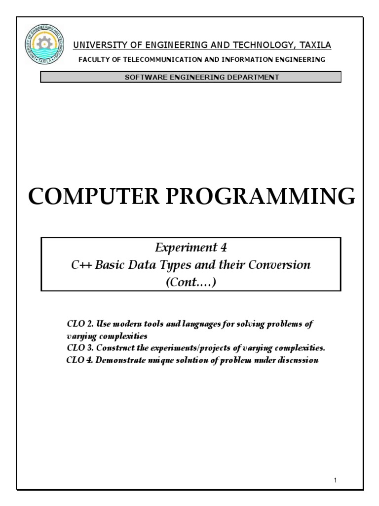 CP Lab 04 | PDF | C++ | Parameter (Computer Programming)
