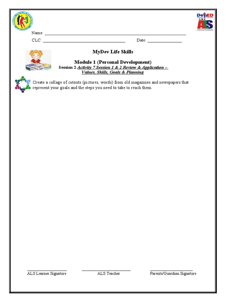 MYDEV Session 2 Activity 7 | PDF | Career & Growth