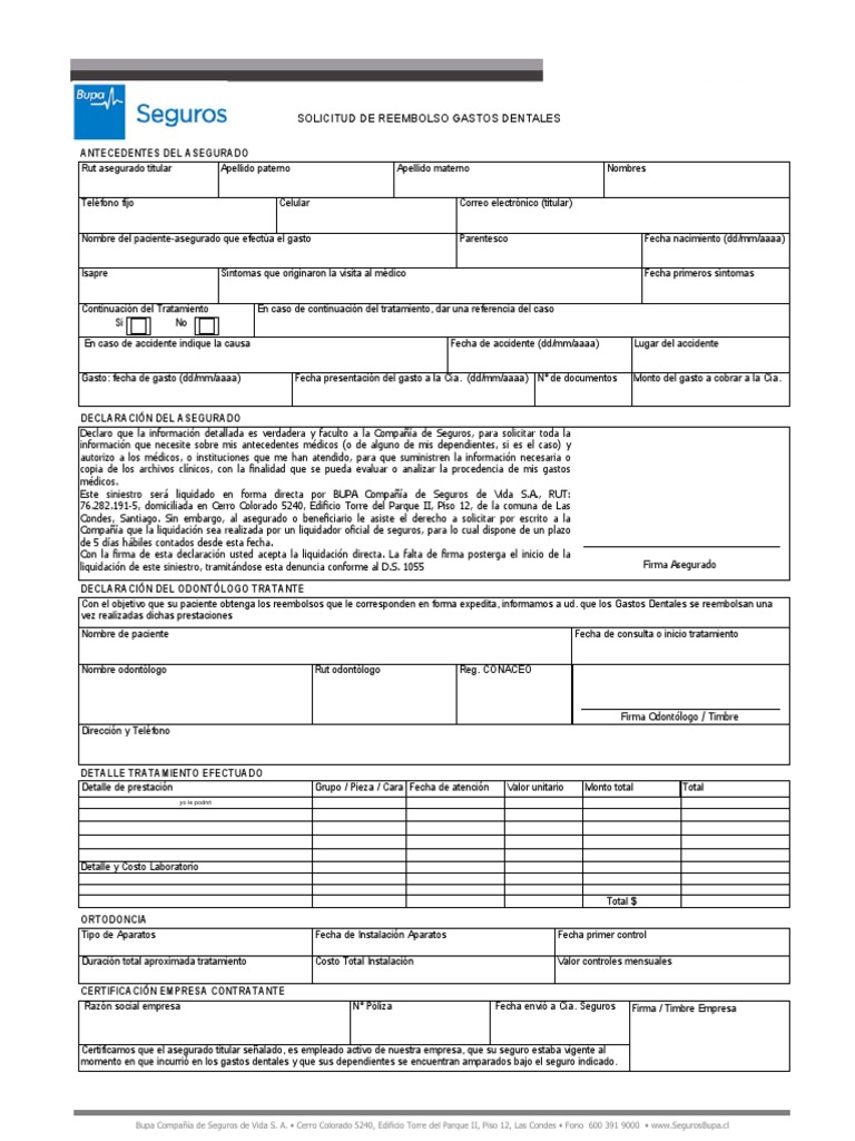 Formulariorgd Editable | Descargar gratis PDF | Póliza de seguros | Seguro