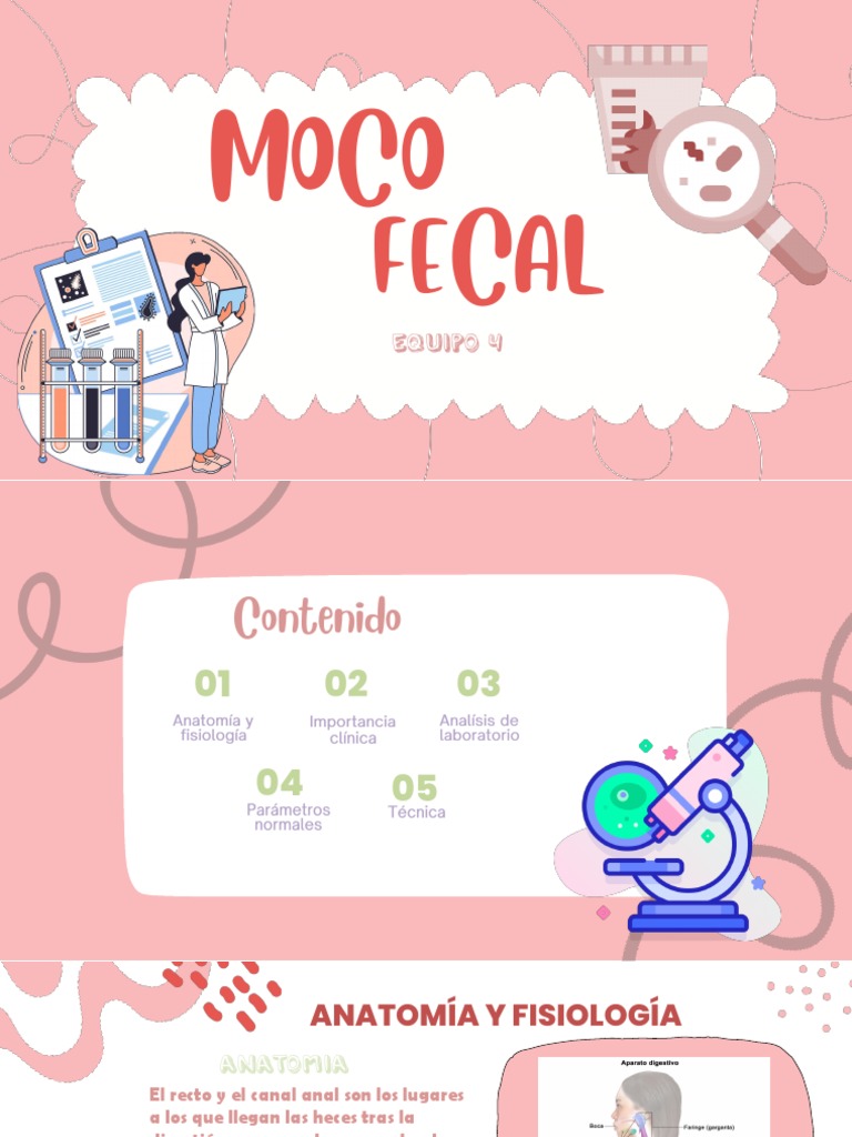 Moco en heces: análisis y diagnóstico | PDF | Heces | Digestión