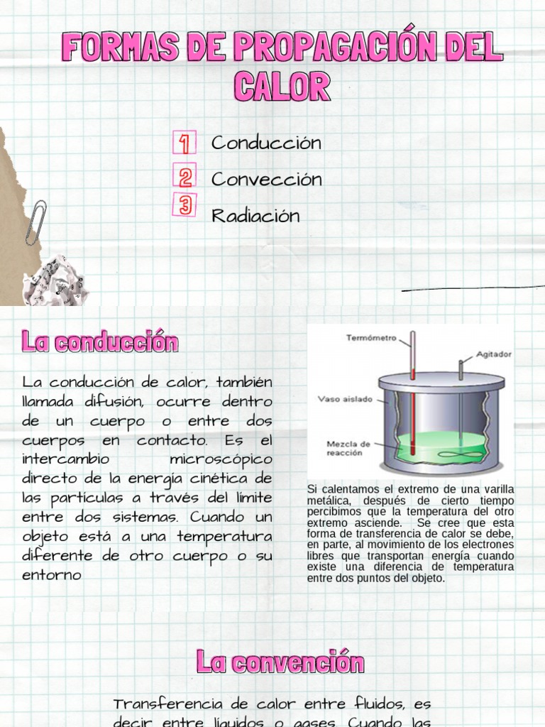 Clase 4 Formas de Propagación Del Calor | PDF | Calor | Conduccion termica