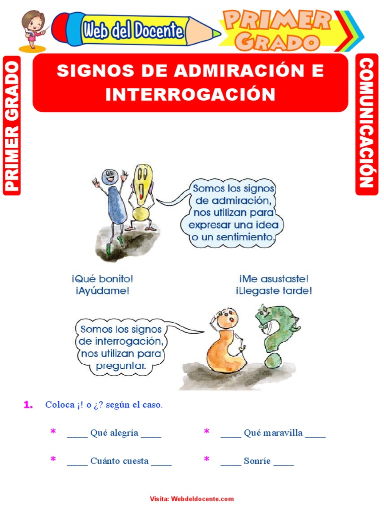 Signos de Interrogación y Admiración | PDF