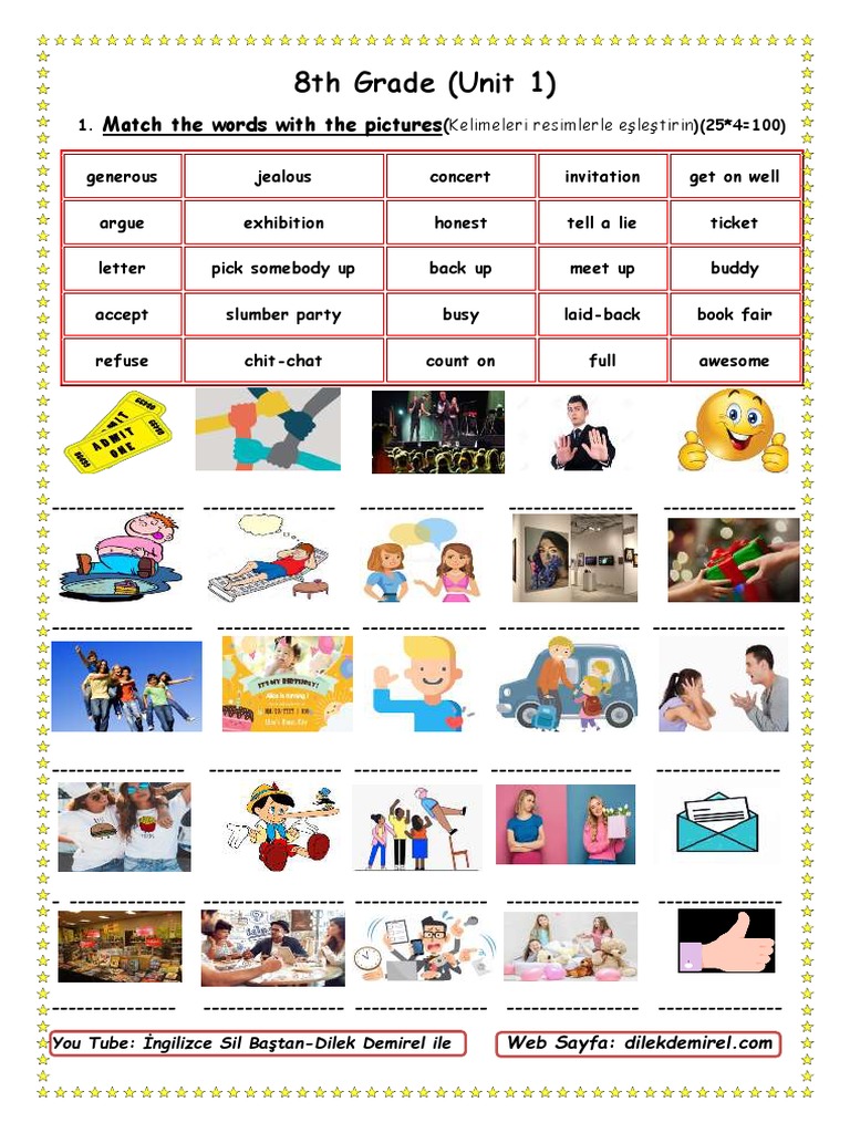 8. Class Unit 1 worksheet DD | PDF