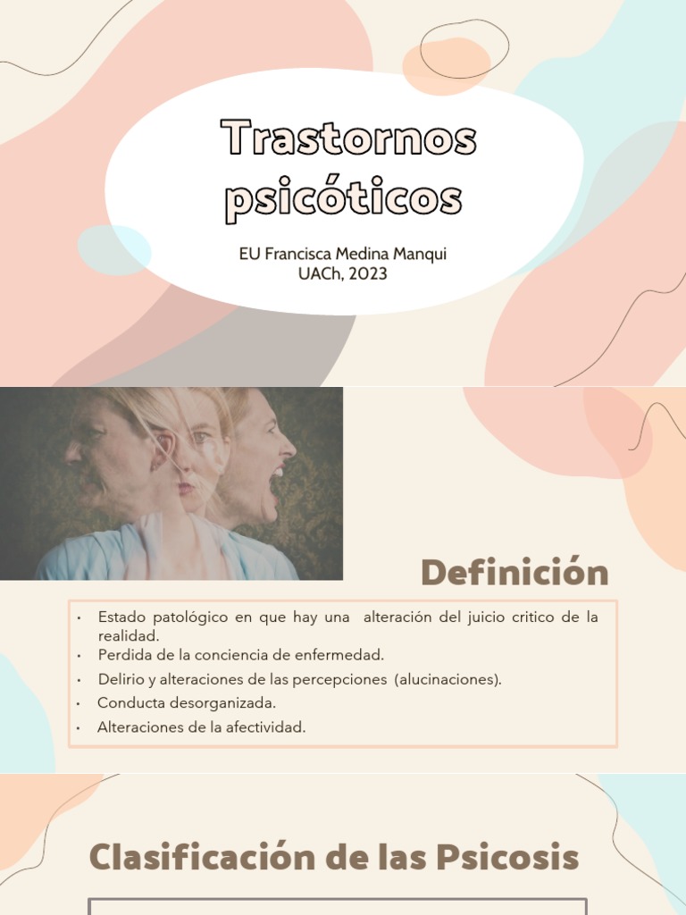 Trastornos Psicóticos | PDF | Psicosis | Esquizofrenia