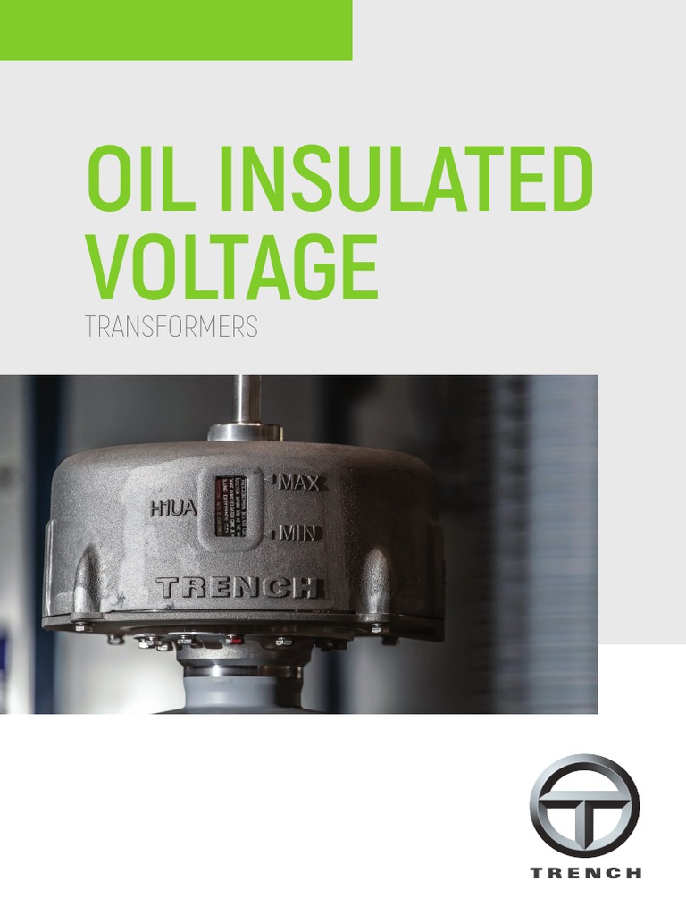 Oil Insulated Voltage Transformer | PDF | Insulator (Electricity ...