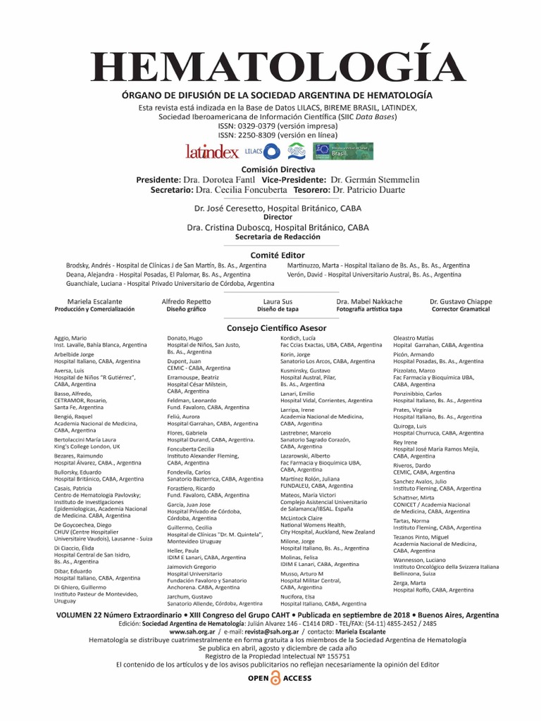 Hematologia | Descargar gratis PDF | Hematología | Trombo