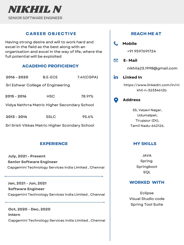 Nikhil Resume | PDF | Computing | Computer Science