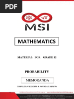 KZN Maths Grade 12 September 2024 P1 and Memo | PDF | Numbers ...